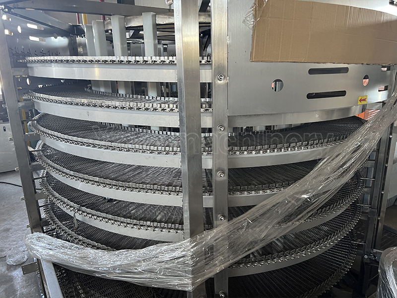 Single Spiral Quick Freezer – hadof food process machines, drying oven ...