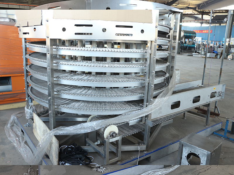 Single Spiral Quick Freezer – hadof food process machines, drying oven ...